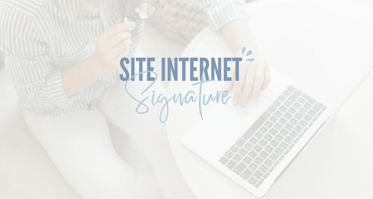 Site internet signature | 100% personnalisée